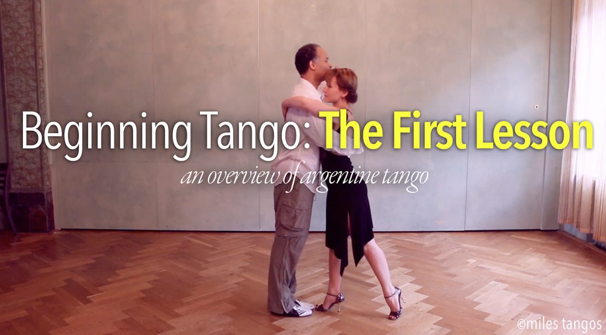The Basics – Tango Topics